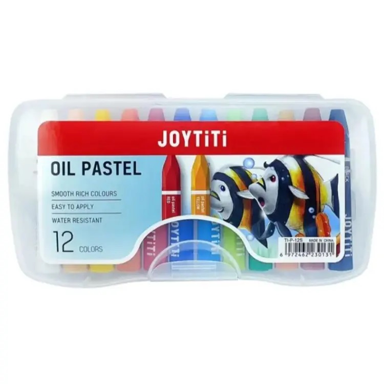 Joy titi oil pastel 12 color in a box | Daraz.com.bd