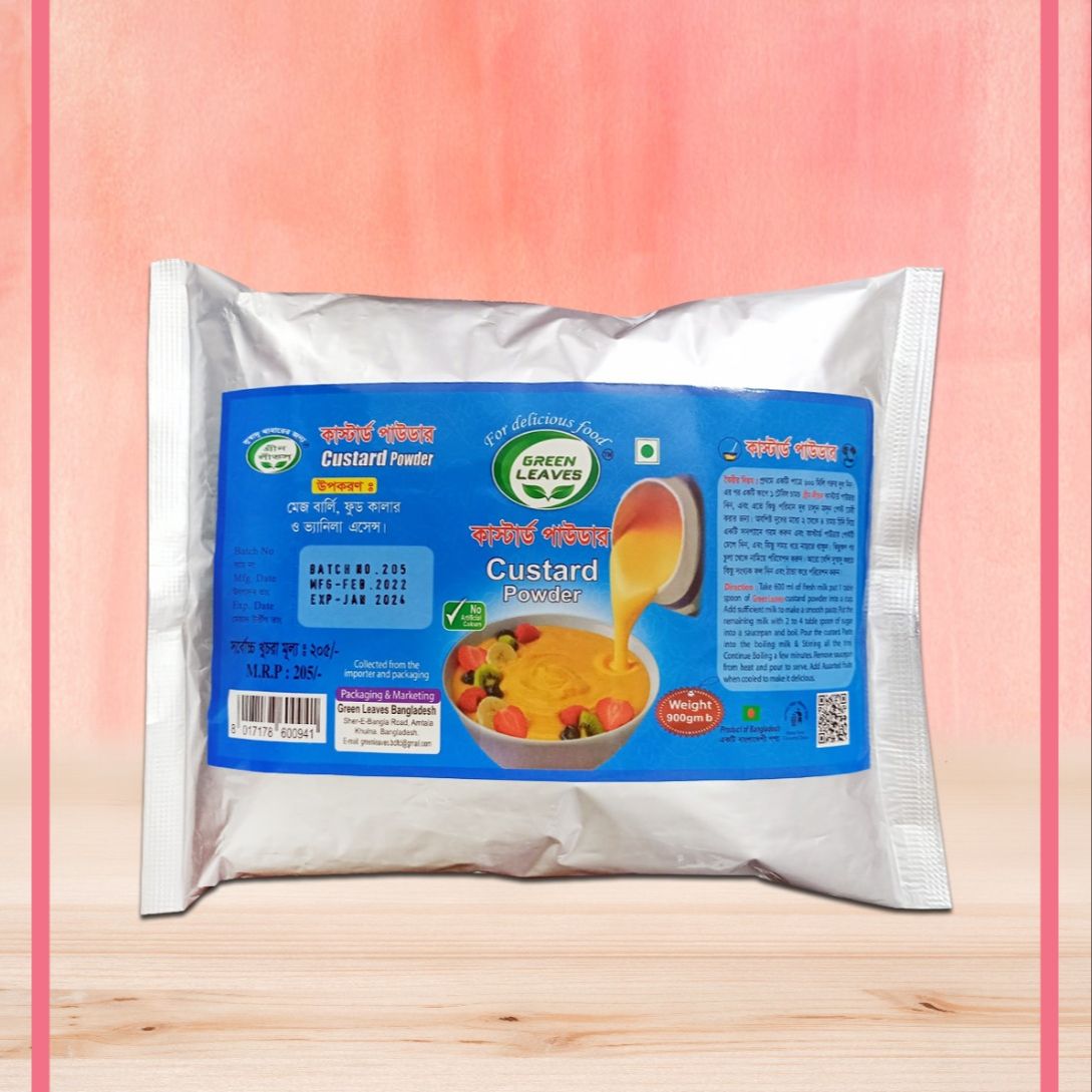 Green Leaves Custrad Powder 900 gm Packet | Daraz.com.bd