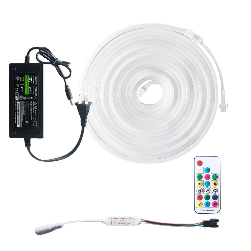 6*12LED Neon Light Strip Set RGB Light Strip Silicone Light Strip Low ...