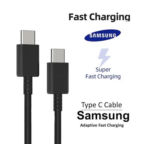 Samsung Type C to Type C Super fast Charging USB Cable- Black And White ...