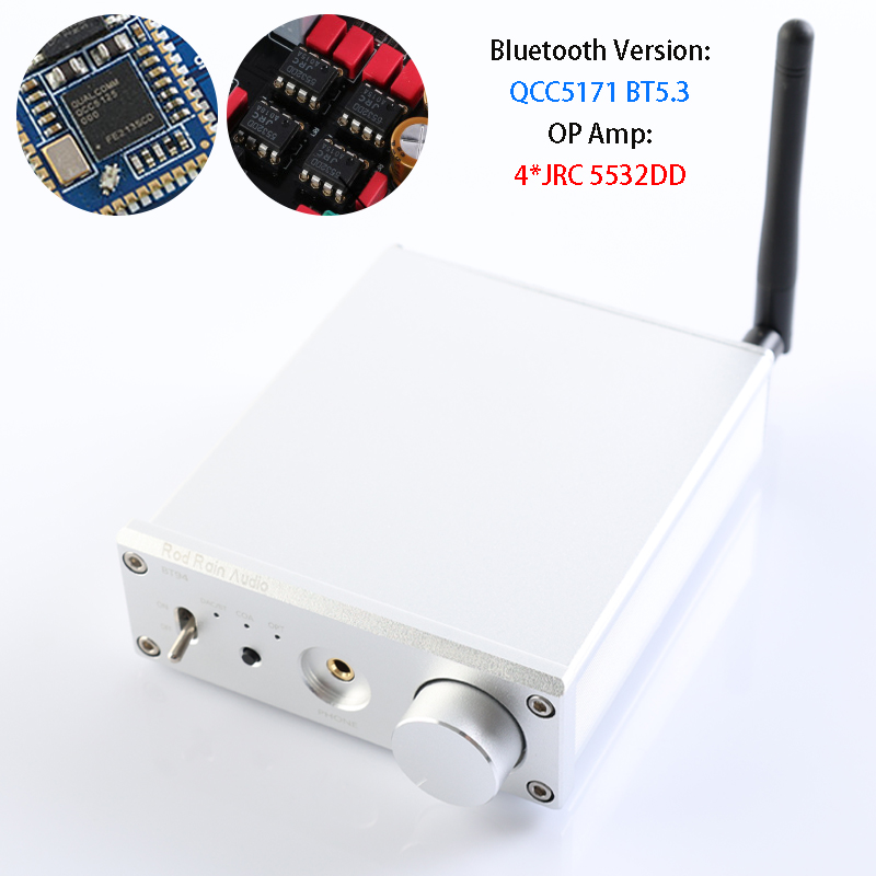 Rod Rain Audio DAC QCC5171 5.3 Bluetooth PCM1794A Decoder Audio Hifi USB Dac Bluetooth Receiver ...