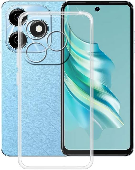 Tecno Spark 20C Transparent Soft & Flexible TPU Mobile Back Cover
