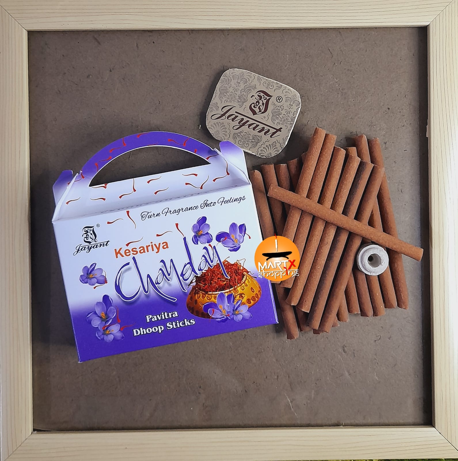 Jayant Kesariya Chandan Dhoop Incense Sticks Agarbatti | Daraz.com.bd