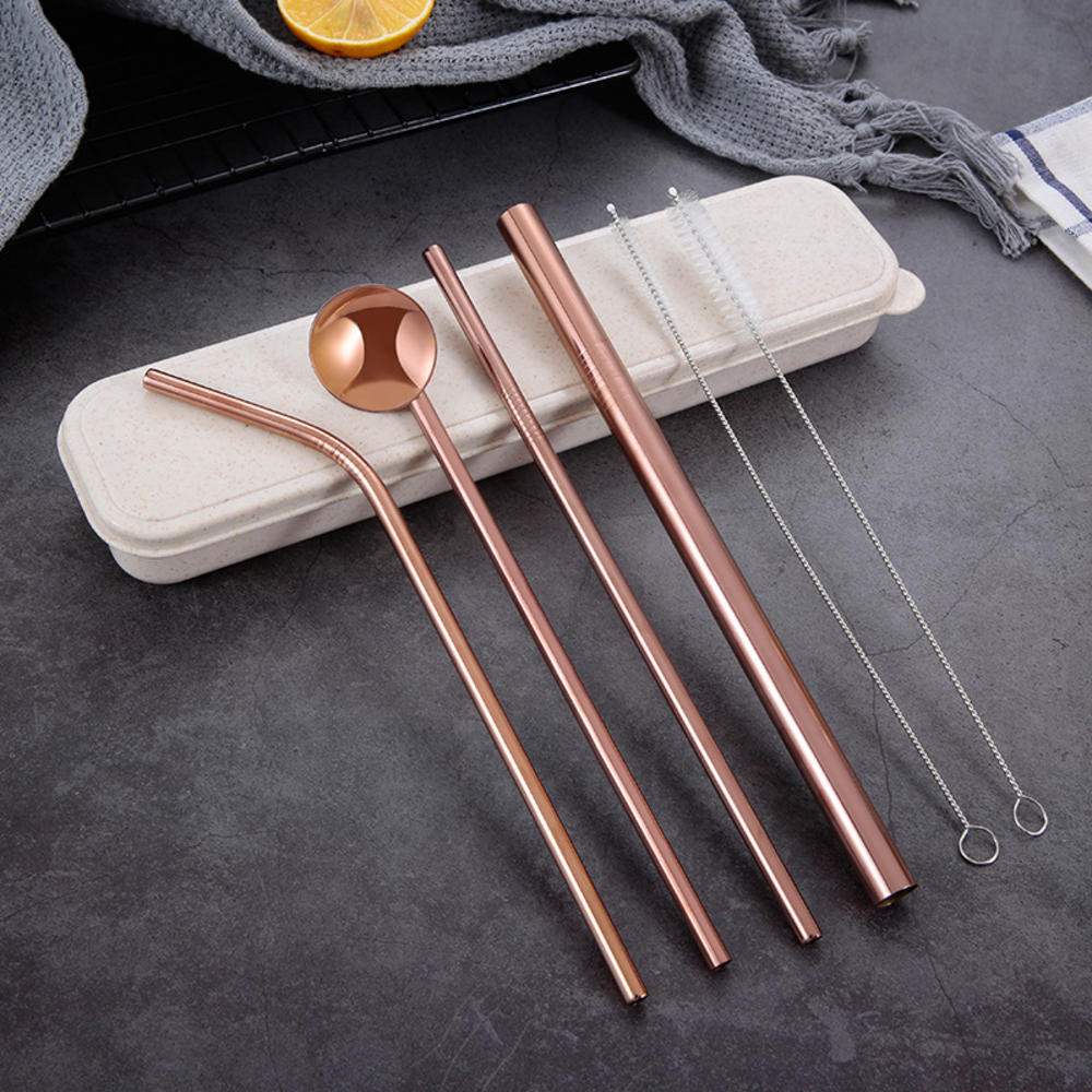 Durable Milk Tea Straw Straw Alternative To Plastic Food-Grade Metal ...
