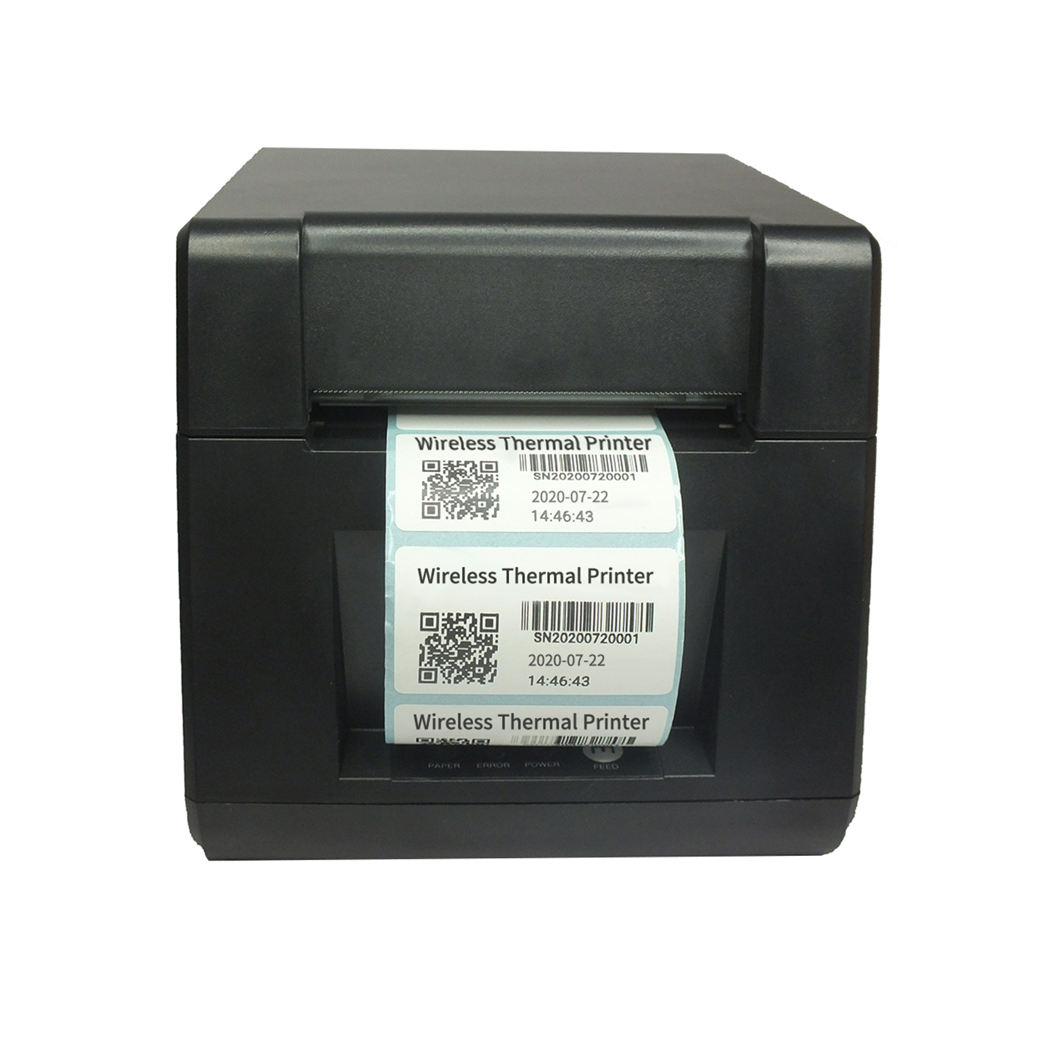 GOOJPRT Desktop 80mm Thermal Label Printer Wired Barcode Printer USB BT ...