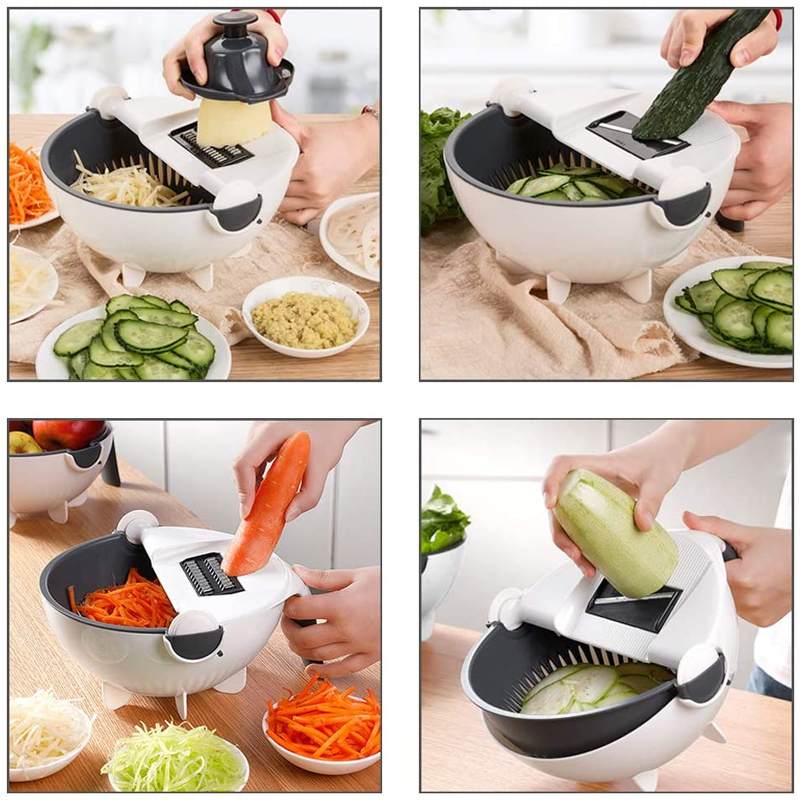 6 in 1 Wet Basket Vegetable Cutter vegetable slicer | Daraz.com.bd