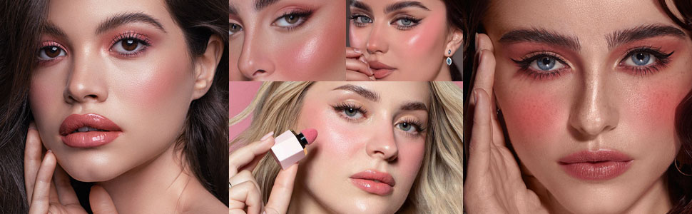 HANDAIYAN Blush Stick - Natural Dewy Finish Makeup(03Coral)