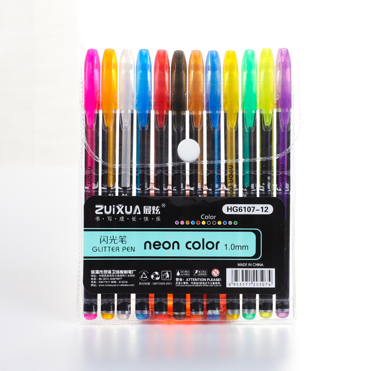 RHS Online 12/24/48 Colors Pens Set Glitter Metallic Pen Kids Gift For ...