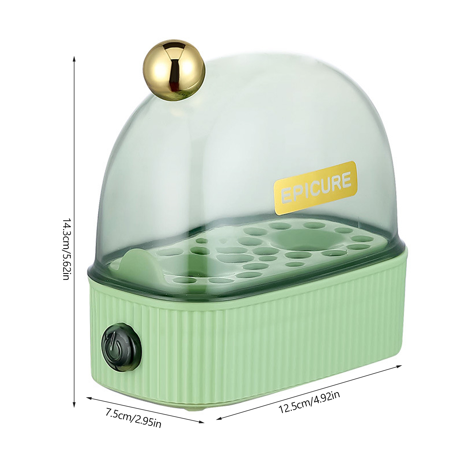 120W 220V Electric Egg Boiler Poacher Automatic Power Off Mini ...