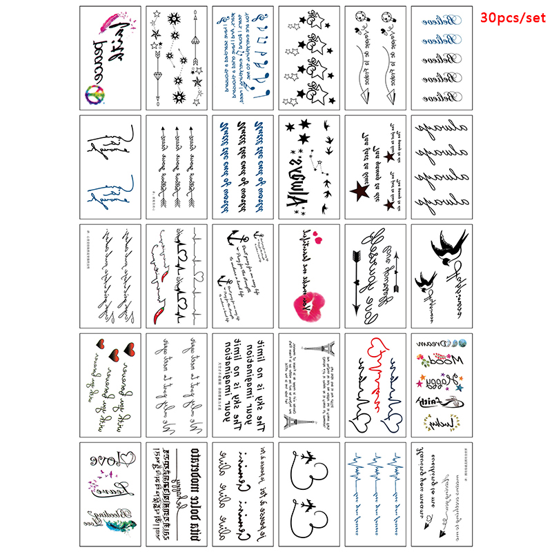 Temporary Tattoo Sticker Waterproof Fake Kids Girls Art Butterfly ...