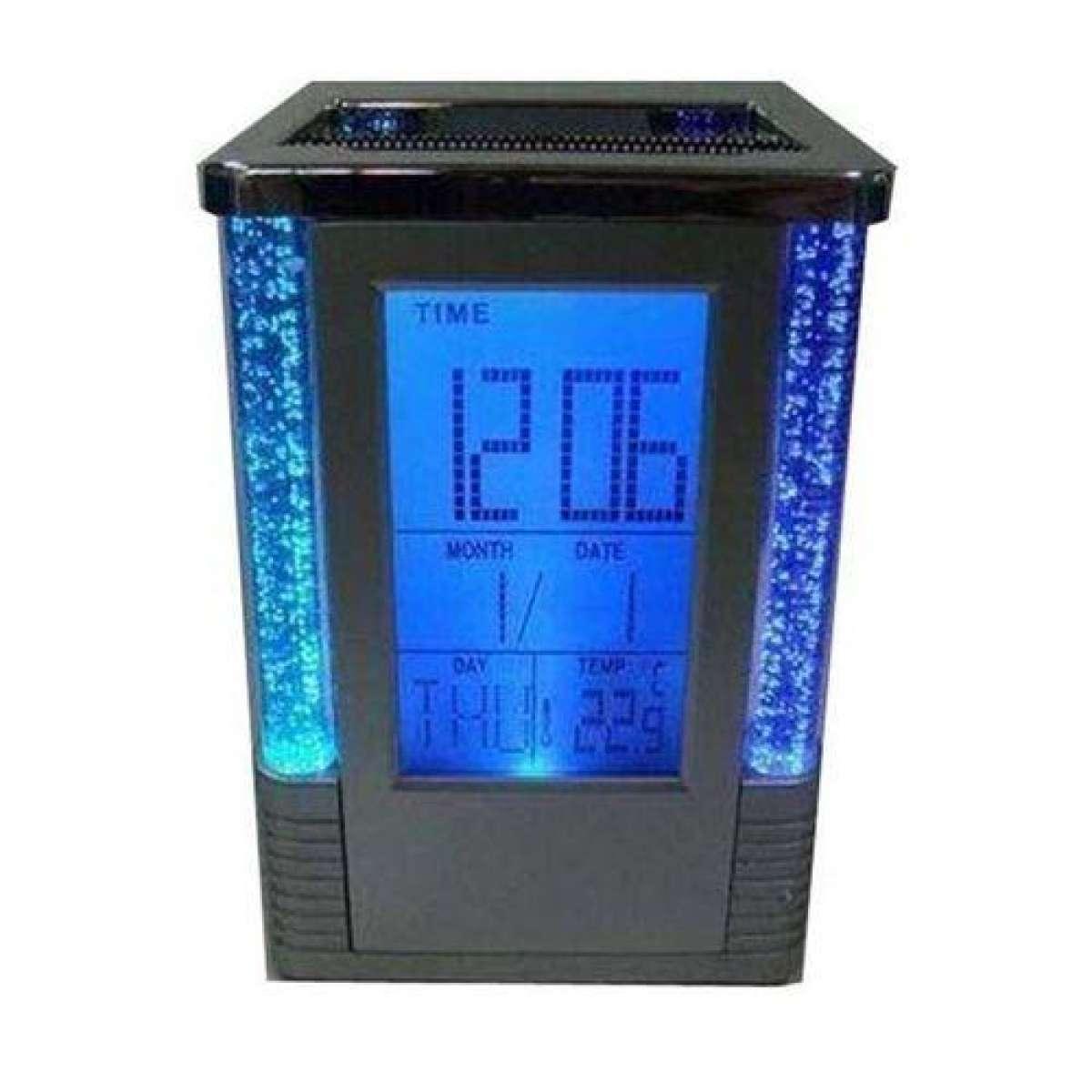 Led Digital Clock Pen Holder - Multicolour - Clock - Wall Clock - Wall ...