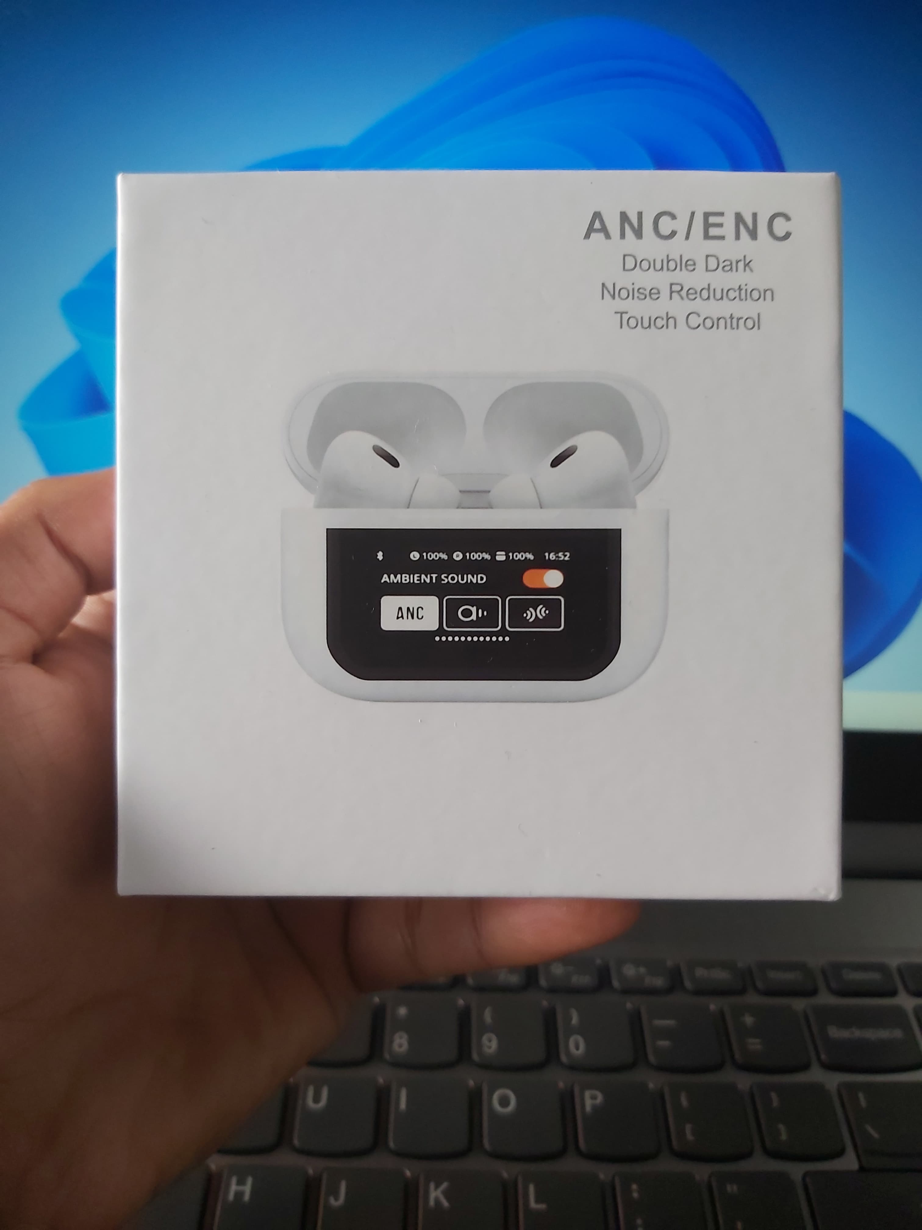 Airpods A9 Pro Touch Screen Display with ANC ENC TWS Earbuds