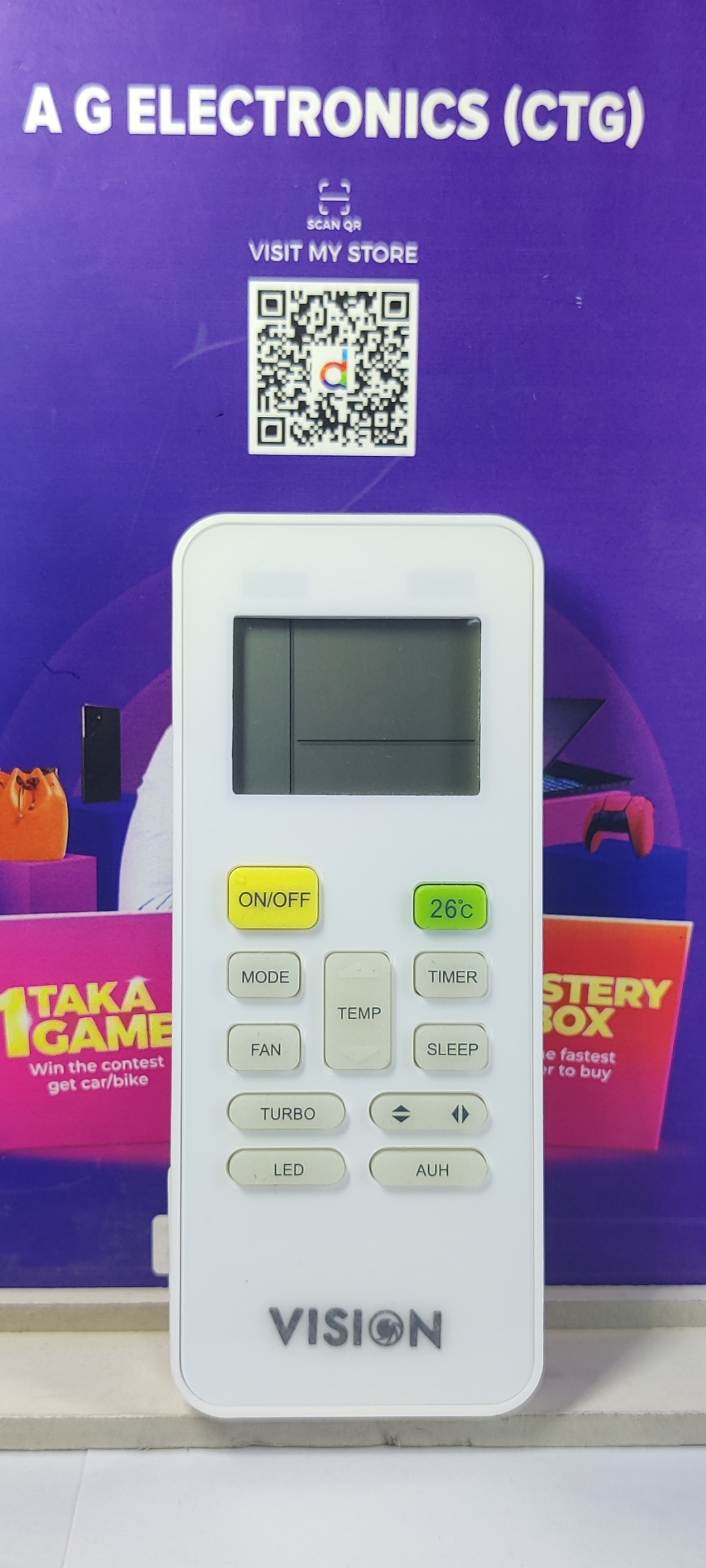 Vision Air-conditioner Remote | Daraz.com.bd