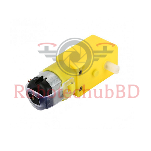6V Yellow DC Gear Motor | High-Torque Mini DC Motor for Arduino ...