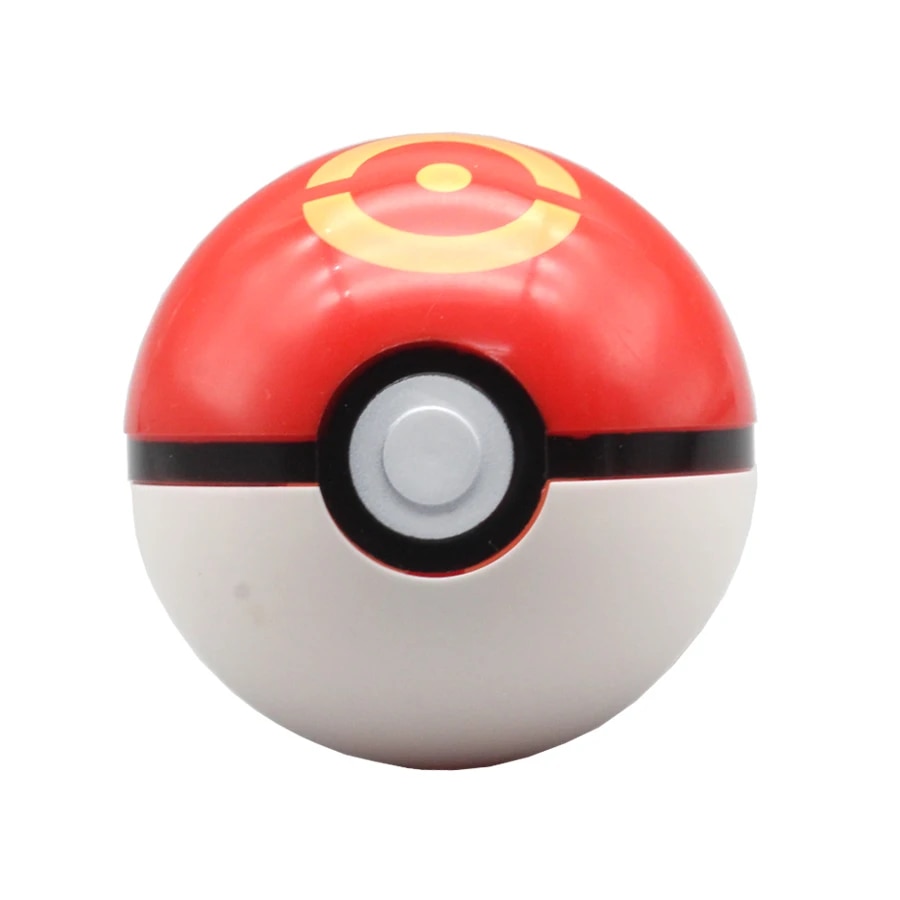 7CM Pokemon Pokeball Action Figures Pikachu Elf Ball Anime Master Love ...