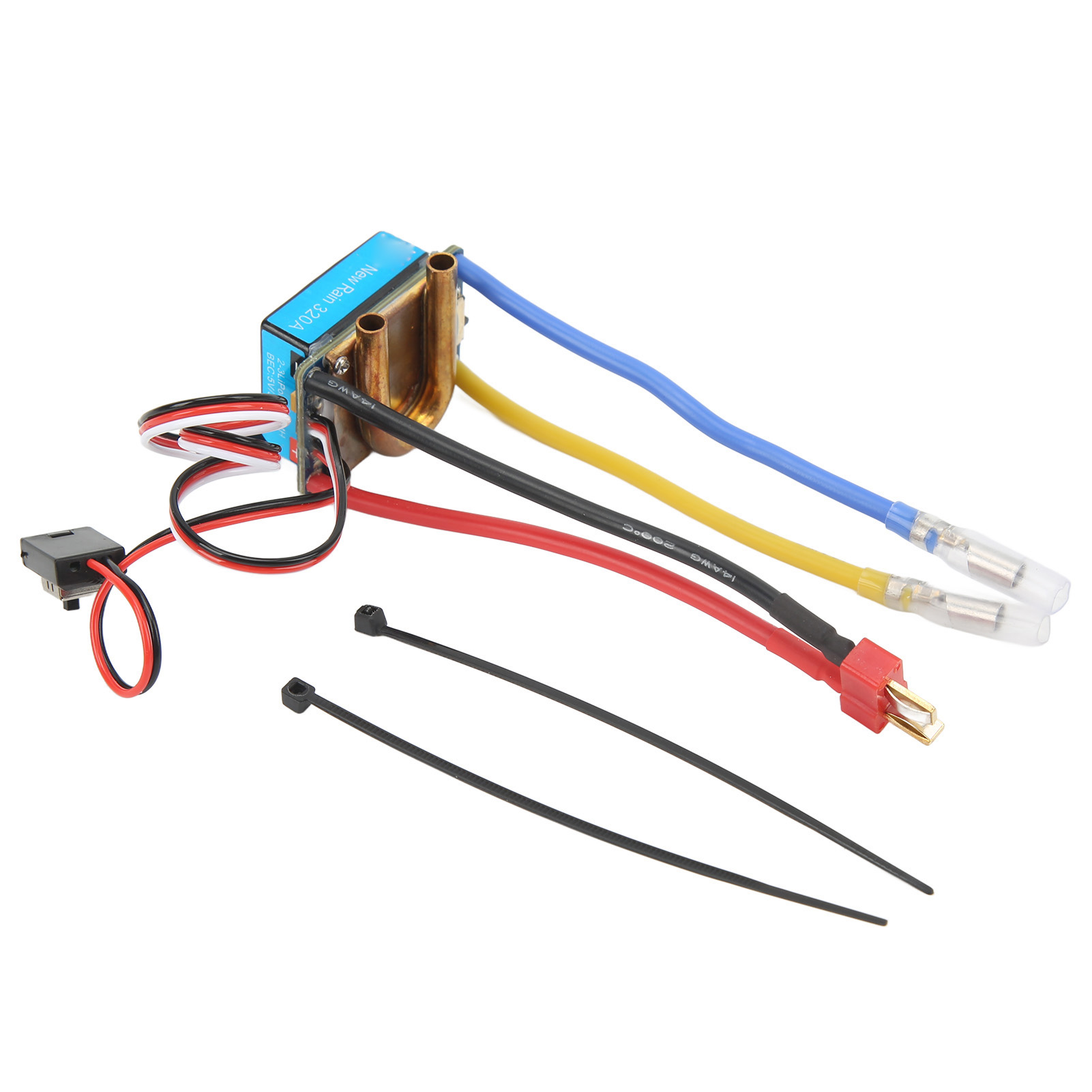 RC Boat ESC, Integrated Design 2 Way 3 Operation Modes Brushed ESC for ...