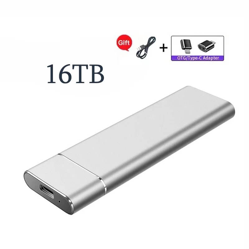 Original SSD 1TB External Hard Drive High-Speed Solid-State Disk USB3.1 ...