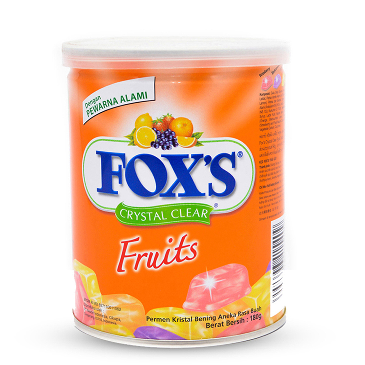 Fox's Crystal Clear Fruits Candy - 180gm (Indian) | Daraz.com.bd