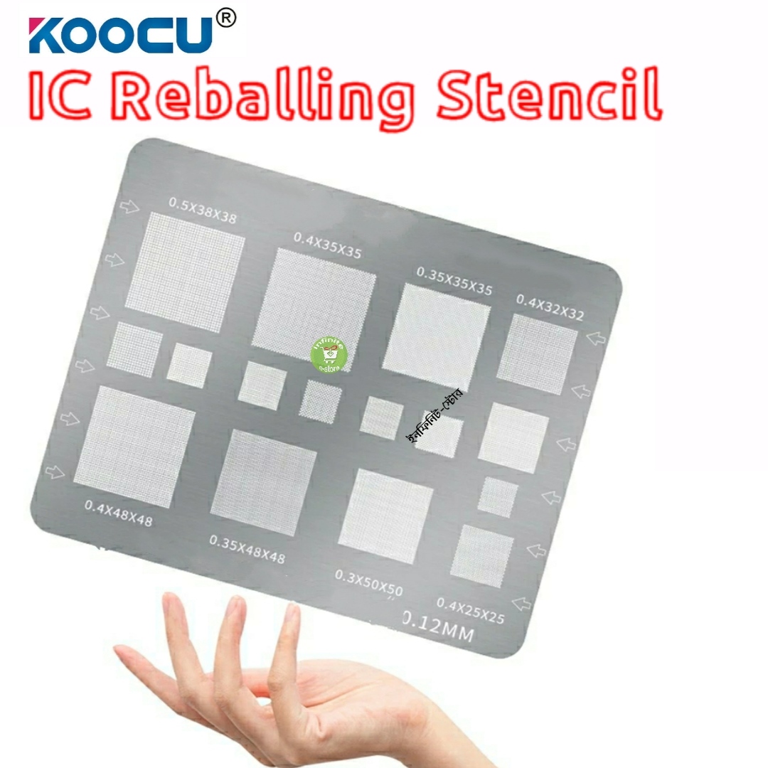 Koocu Master Seriers SC02 IC Reballing Stencil Plate Direct Heat ...