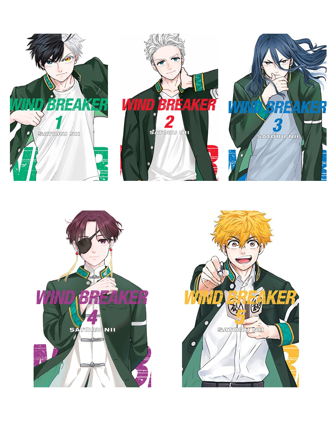 WIND BREAKER Vol.1-5 | Daraz.com.bd