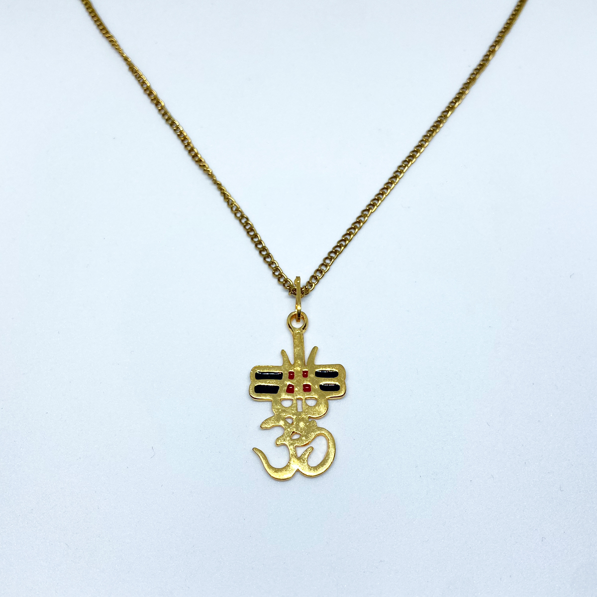 Om Locket with Chain of Men & Women / Golden - Necklace For Girls ...