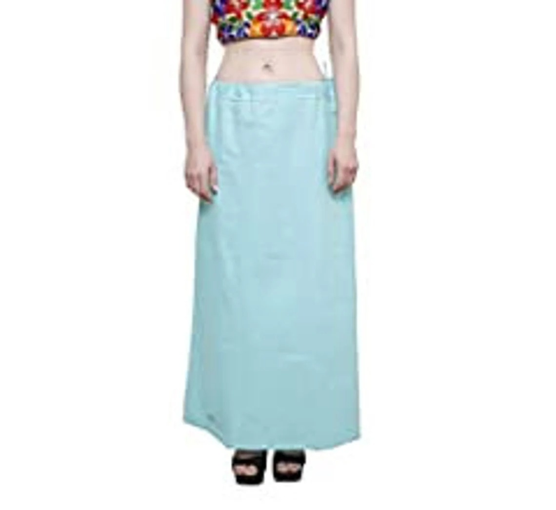 Women 100% Cotton Petticoat Readymade Petticoat, Saree Inner Wear ...