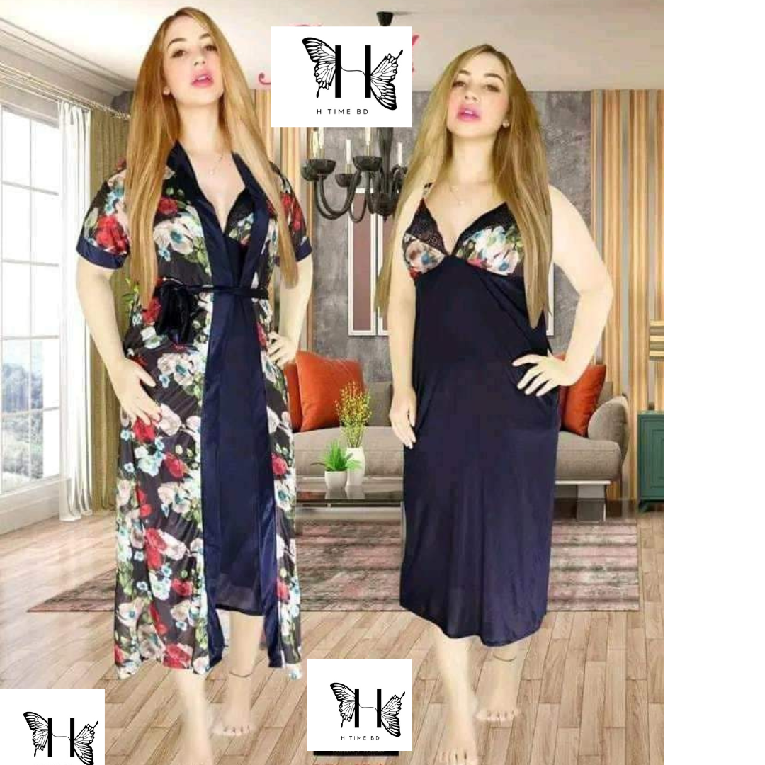 Printer nighty Unique Comfortable printed colourfull Style Night Dress ...