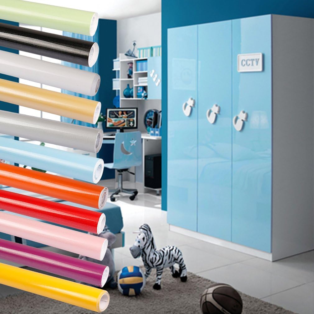 Solid Color (6.6/2 feet ) Kitchen Oil Resistant Stickers Thickened ...