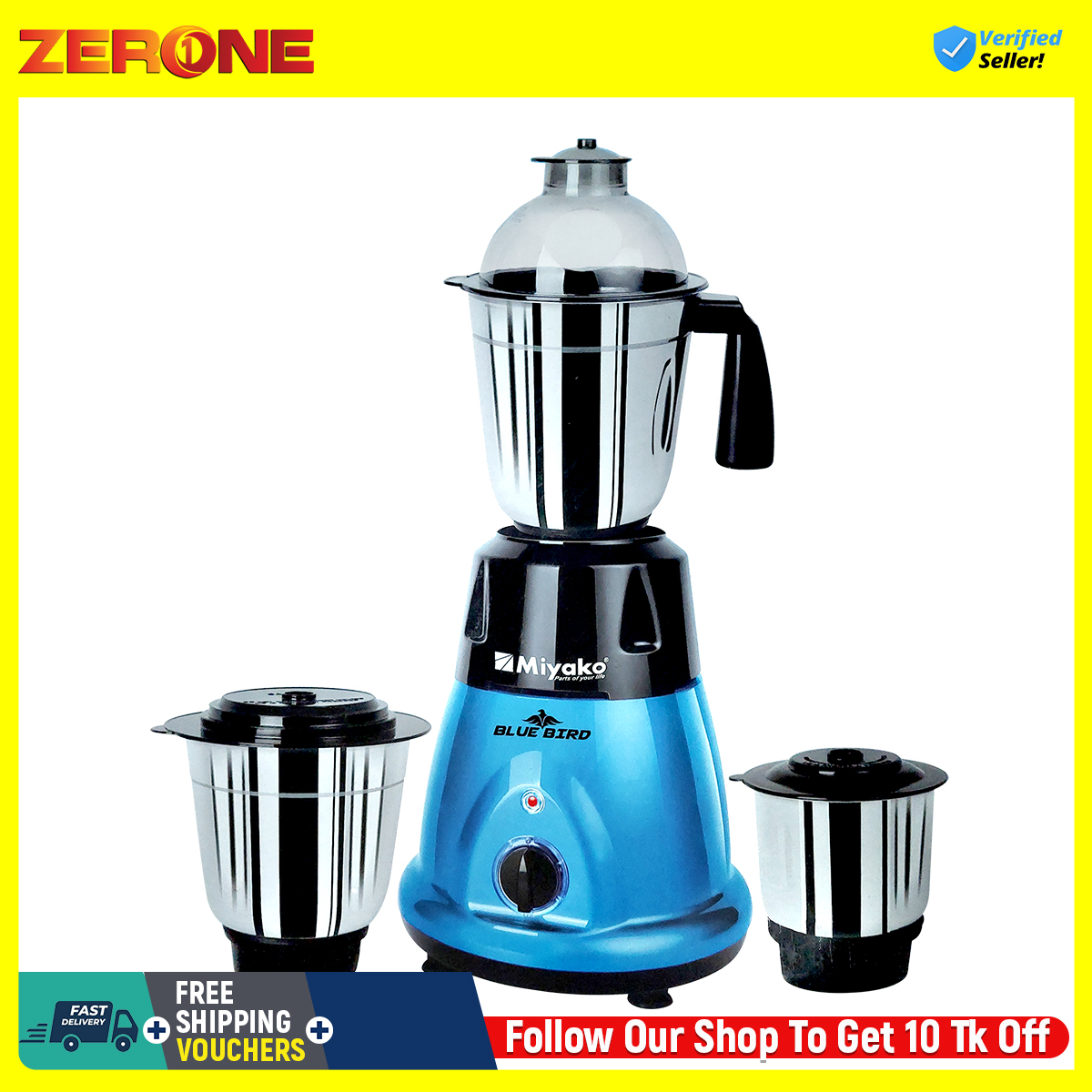 Miyako Blue Bird (750 Watts) Mixer Blender | Daraz.com.bd