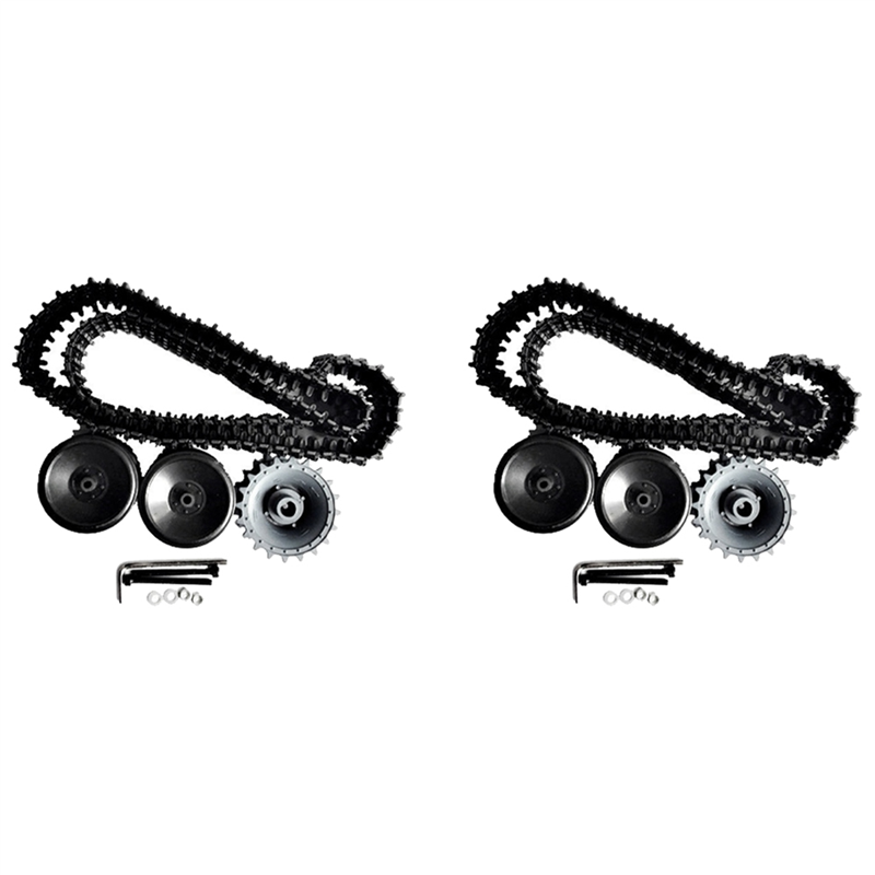 2 set Track + Track Drive Wheel / Track Wheel + Bearing Wheel Tank Car ...