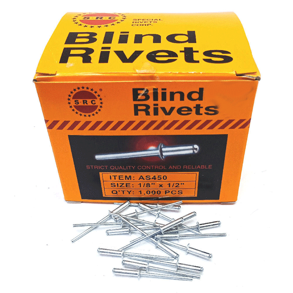1000 pics 450/425 Aluminum steel blind rivet. | Daraz.com.bd