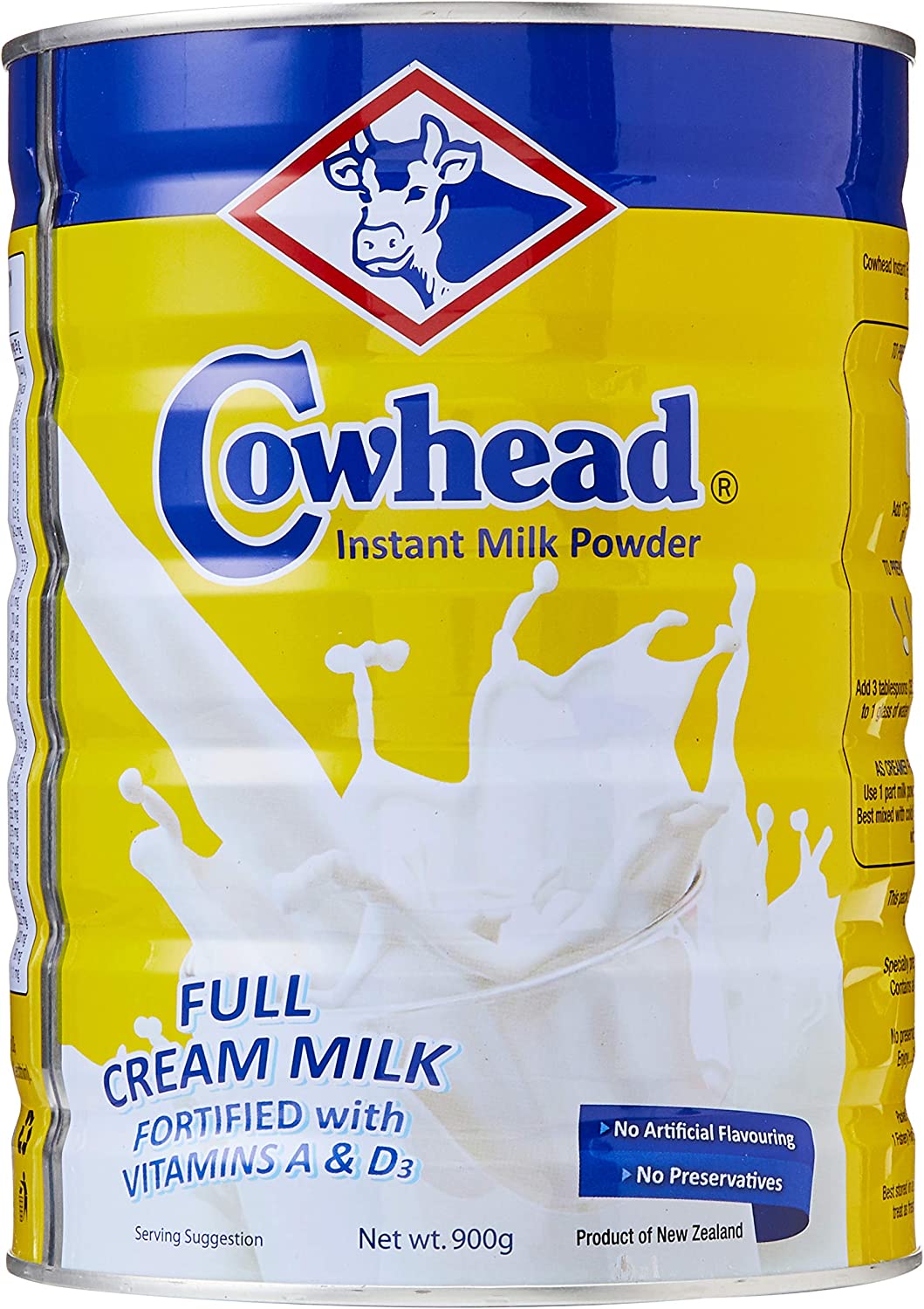 Cowhead Full Cream Instant Milk Powder - 900gm | Daraz.com.bd