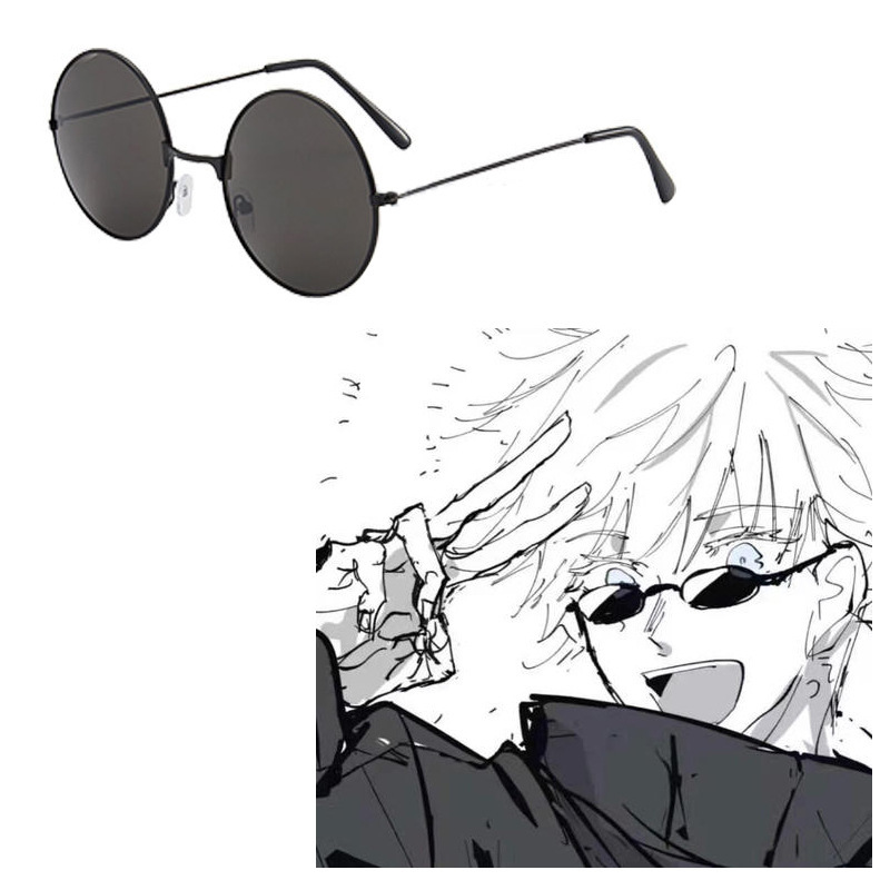 2023 Fashion Anime Glasses Jujutsu Kaisen Cosplay Sunglasses Cartoon ...