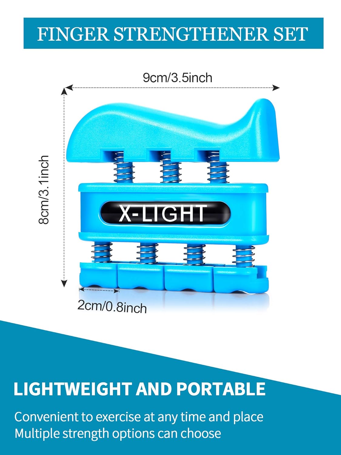 Finger Strengthener - Finger Exerciser for Forearm and Hand ...