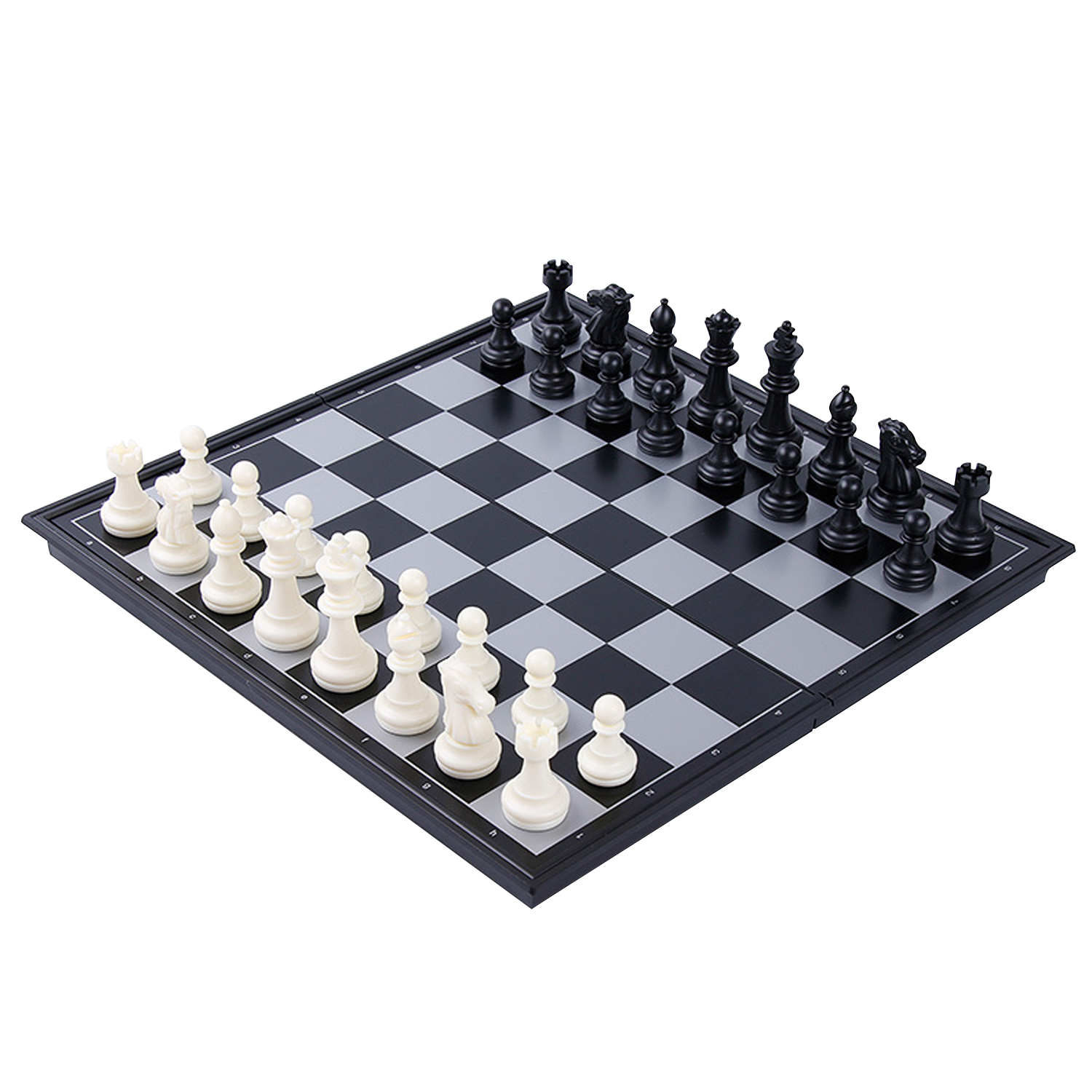 International Chess Set Magnetic Chess Game Board Set with Folding ...