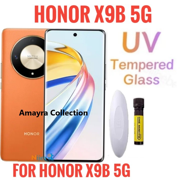Honor X9b 5G (A+ GRADE) Premium UV Tempered Glass Screen Protector ...