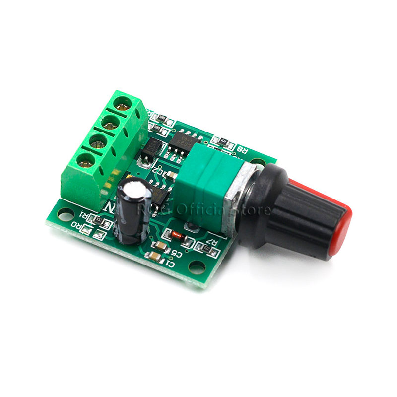 PWM Motor Speed Controller DC 1.8V 3V 5V 6V 12V 2A Speed Control Switch ...