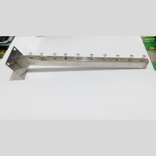 Captivating Make - 1. PC Hanger Silver Cloth Single Hook Stand Hook ...