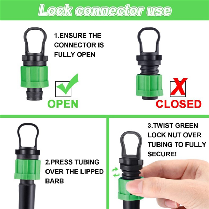 24Pcs Drip Irrigation Tubing End Cap Plug 1/2 Inch Universal End Cap ...