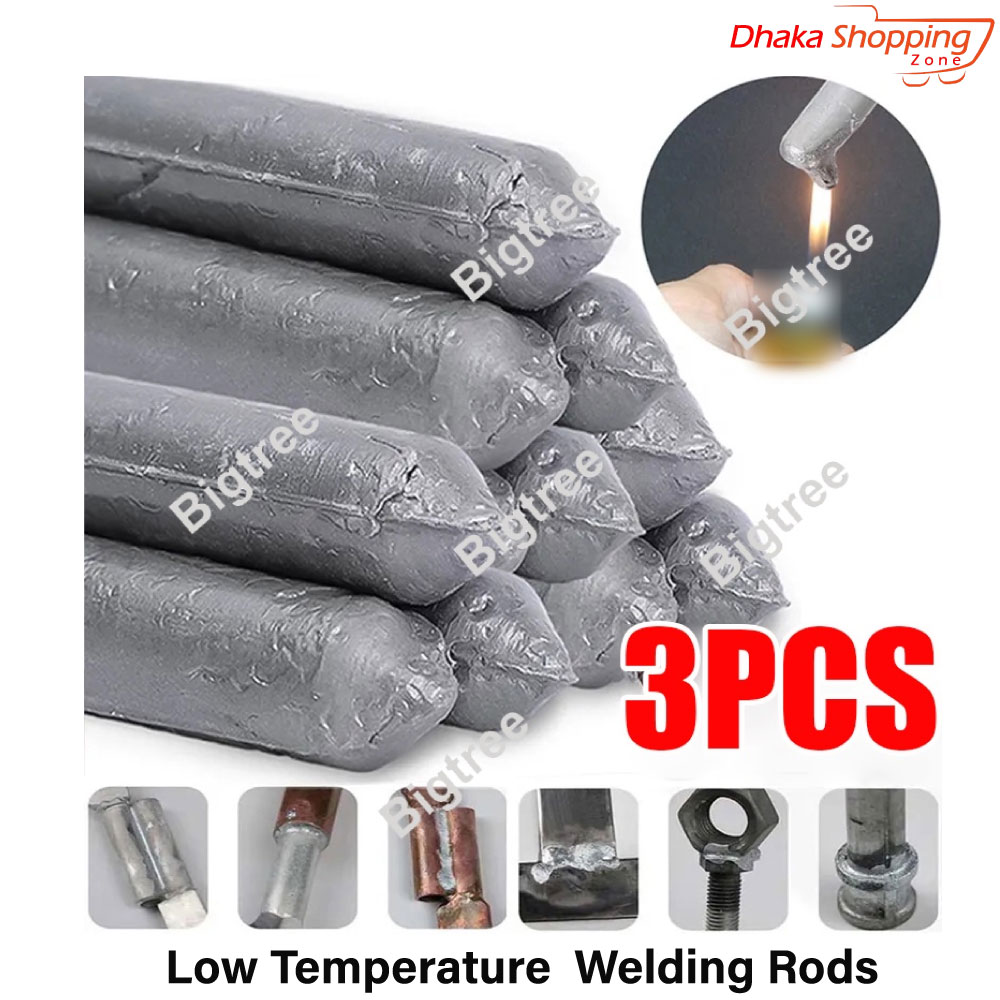 3 pcs Low Temperature Easy Melt Stainless Steel Welding Rods Universal ...