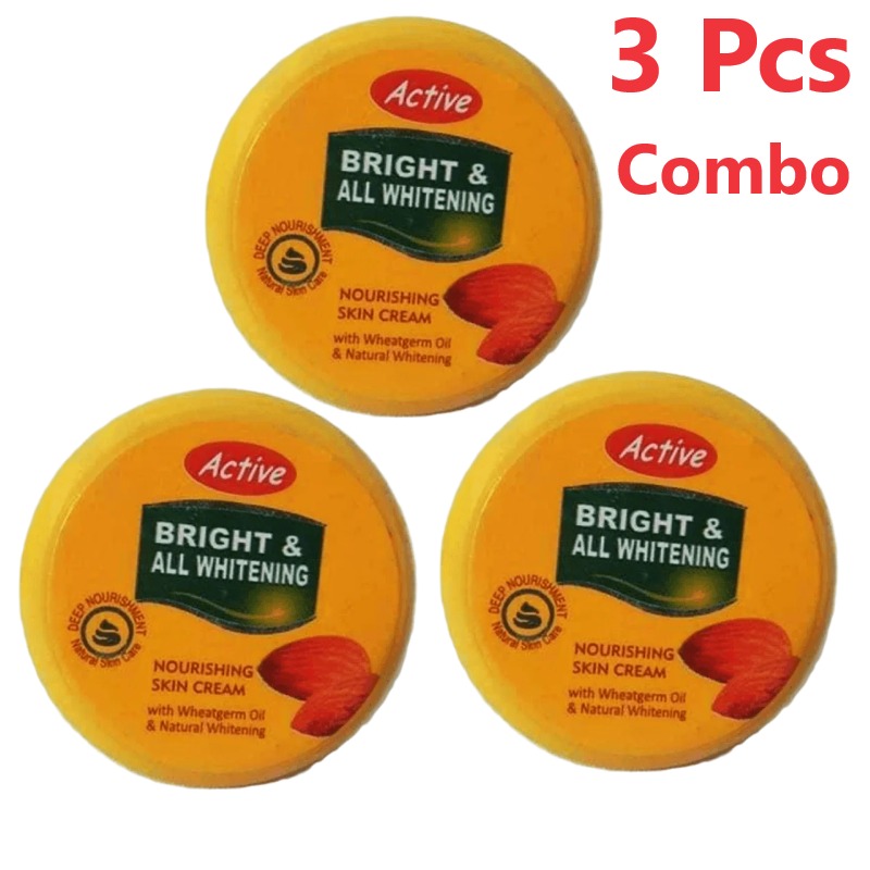 3pcs Active Bright & All Whitening Cream 15g x 3