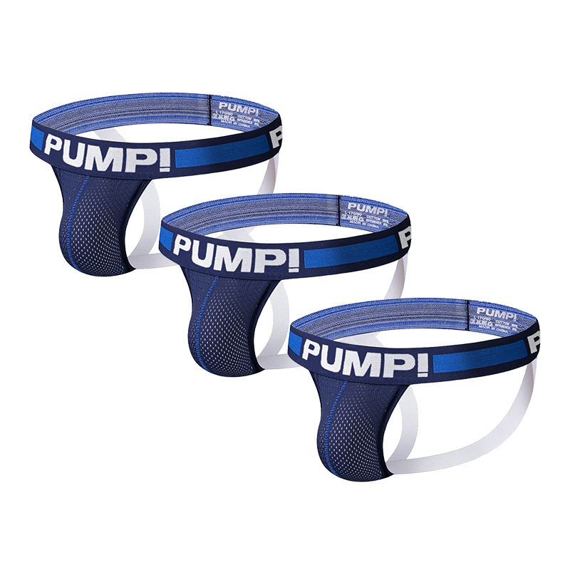 CMENIN Breahable PUMP (3 Pieces) Patchwork Milk Fiber Men Underwear ...