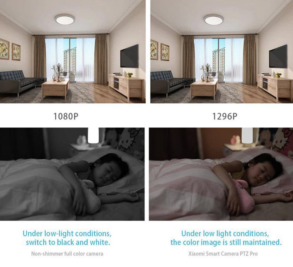 Xiaomi Smart IP Camera PTZ Pro 2K HD Pixels - White | Daraz.com.bd