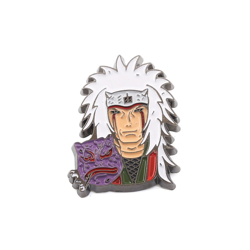 Anime Naruto Enamel Brooch Cartoon Figure Orochimaru Uchiha Itachi ...