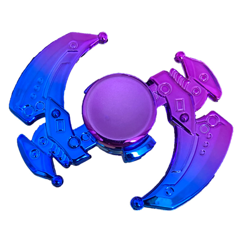 Hand Fidget Toys Colorful Fidget Spinner Gradient Color Fingertip Gyro ...