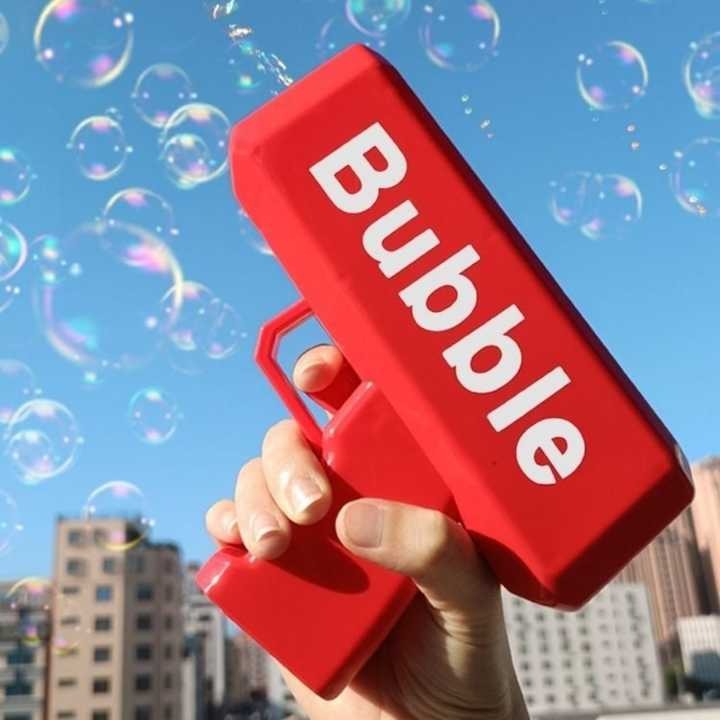 Cool Money Bubble Gun Soapy Water Bubble Gun to Create Atmosphere ...