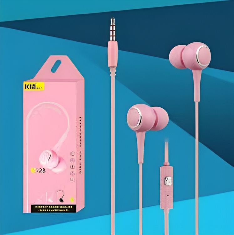 KIN K28 Earphone Buy 1 Get 1 Free Stylish Stereo In-Ear Headphone with ...