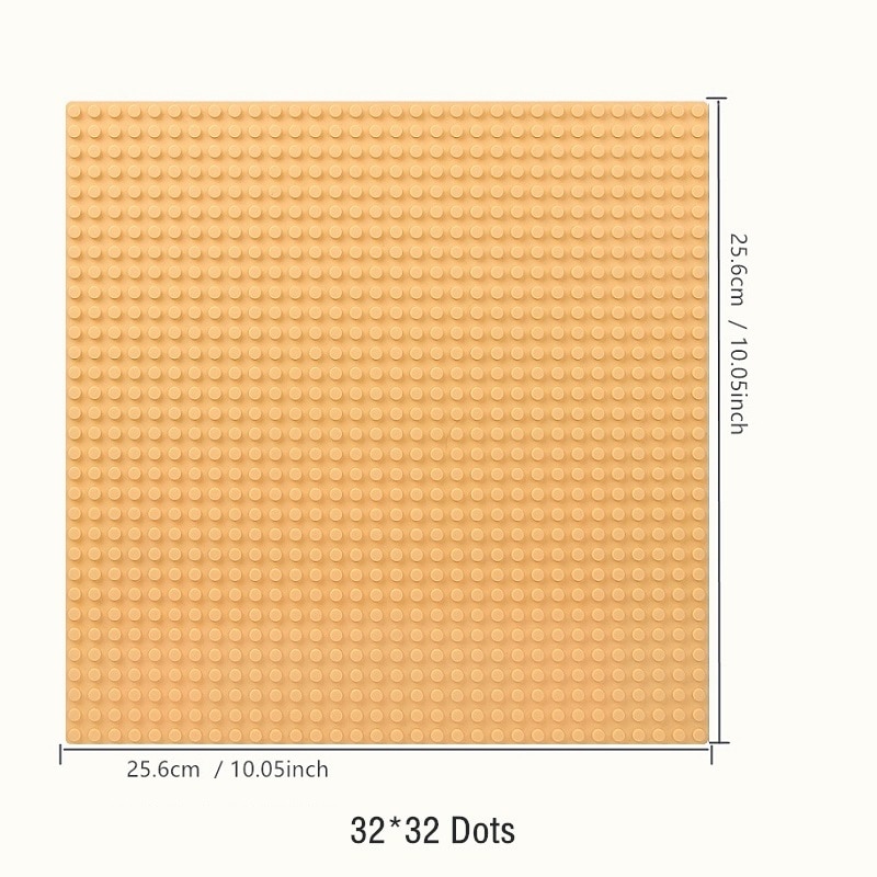 Base Plate 32*32 16X32 16X16 Dots Building Blocks Baseplate DIY Plastic ...