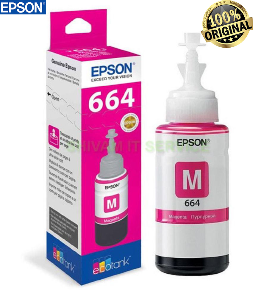 Epson 664 Ecotank Ink Multi colour set For Epson L130/L380 Printer | Daraz.com.bd