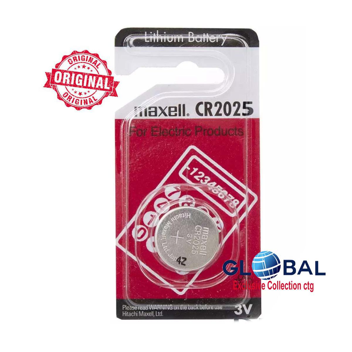 Maxell cr2025 লিথিয়াম 3v আসল ব্যাটারি, মেড ইন জাপান বিভিন্ন উদ্দেশ্যে ...